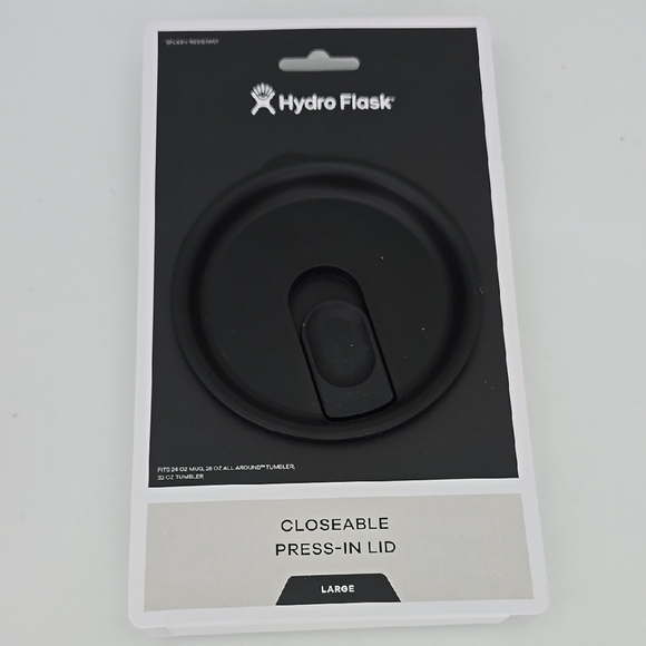 Hydro Flask | Dining | Hydro Flask Black Closeable Lid New | Poshmark